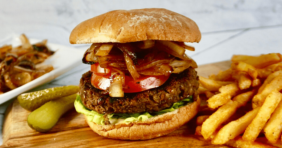 Vegan Impossible Meat Burger